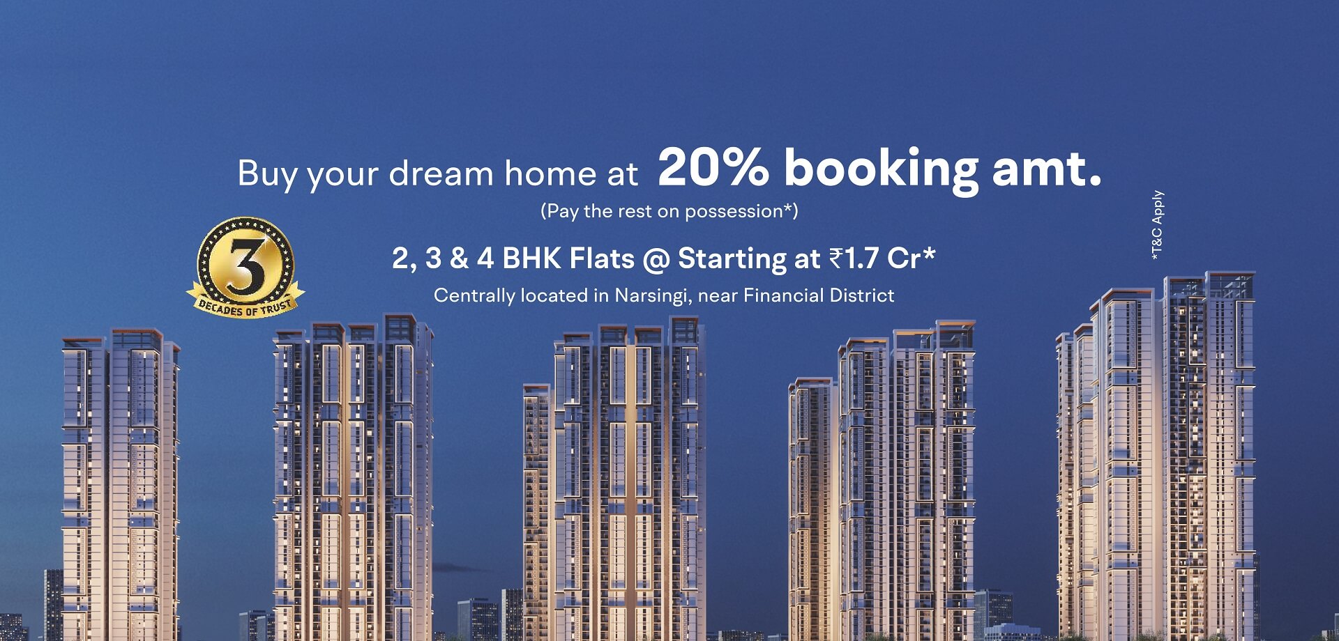 Luxurious Gated Community Flats at Narsingi, Hyderabad | Vasavi Atlantis